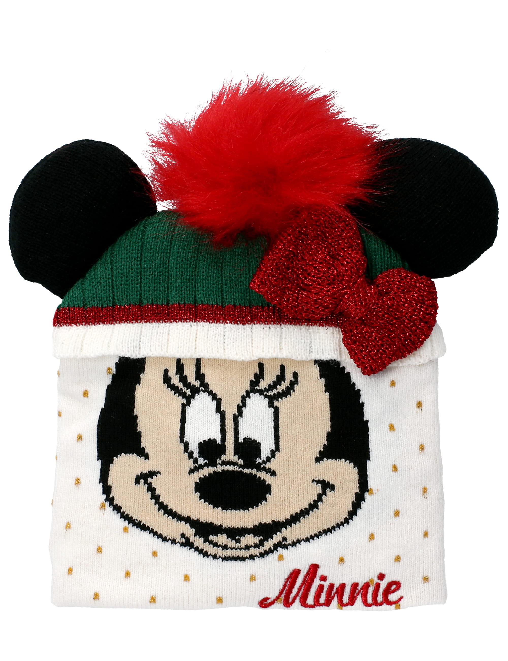 Disney Bonnet d'hiver Minnie Mouse Pompon | Baby-Sweets.fr