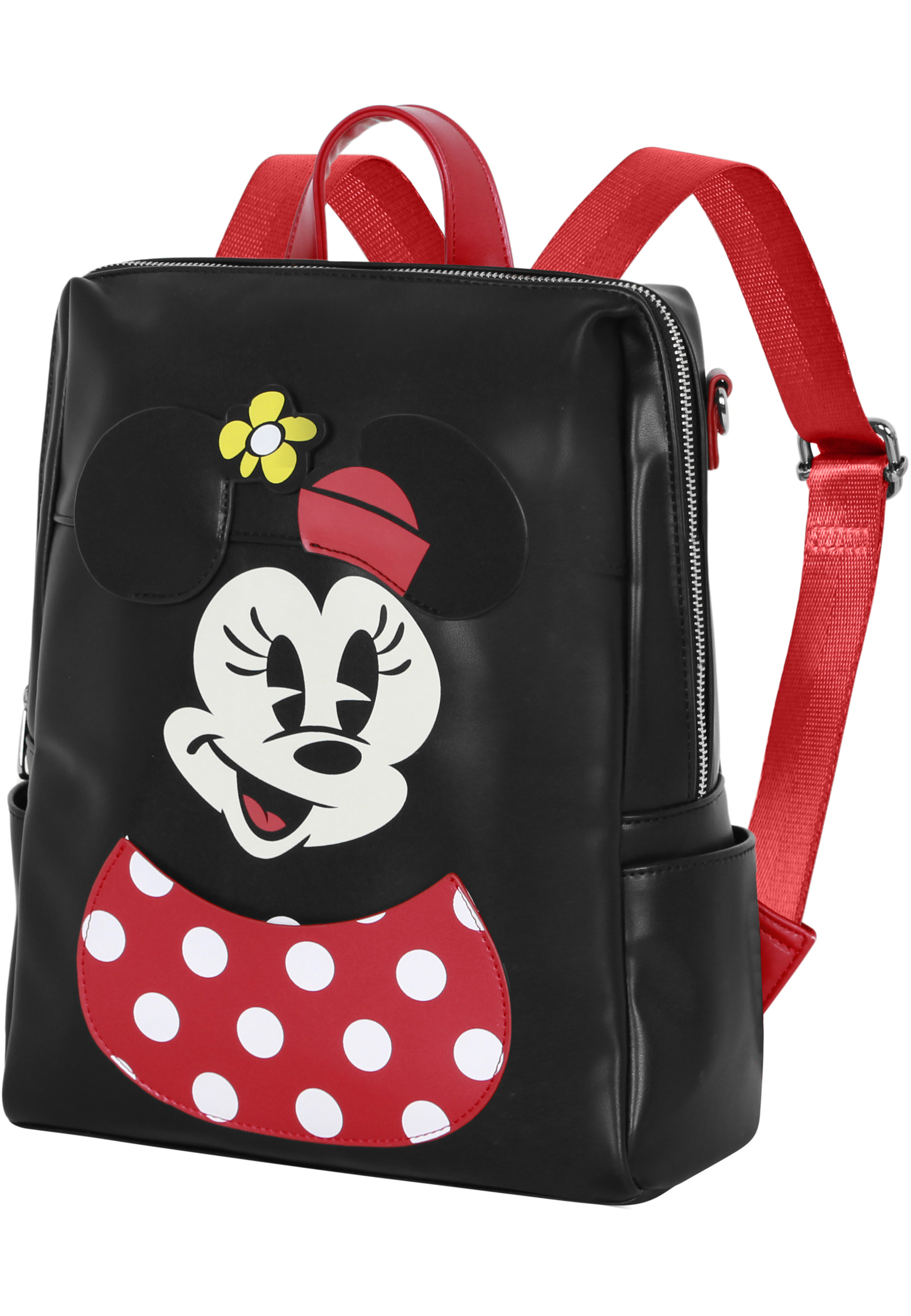 Disney Minnie Mouse Face-Shield Rucksack 28x33x11 cm schwarz | Baby ...