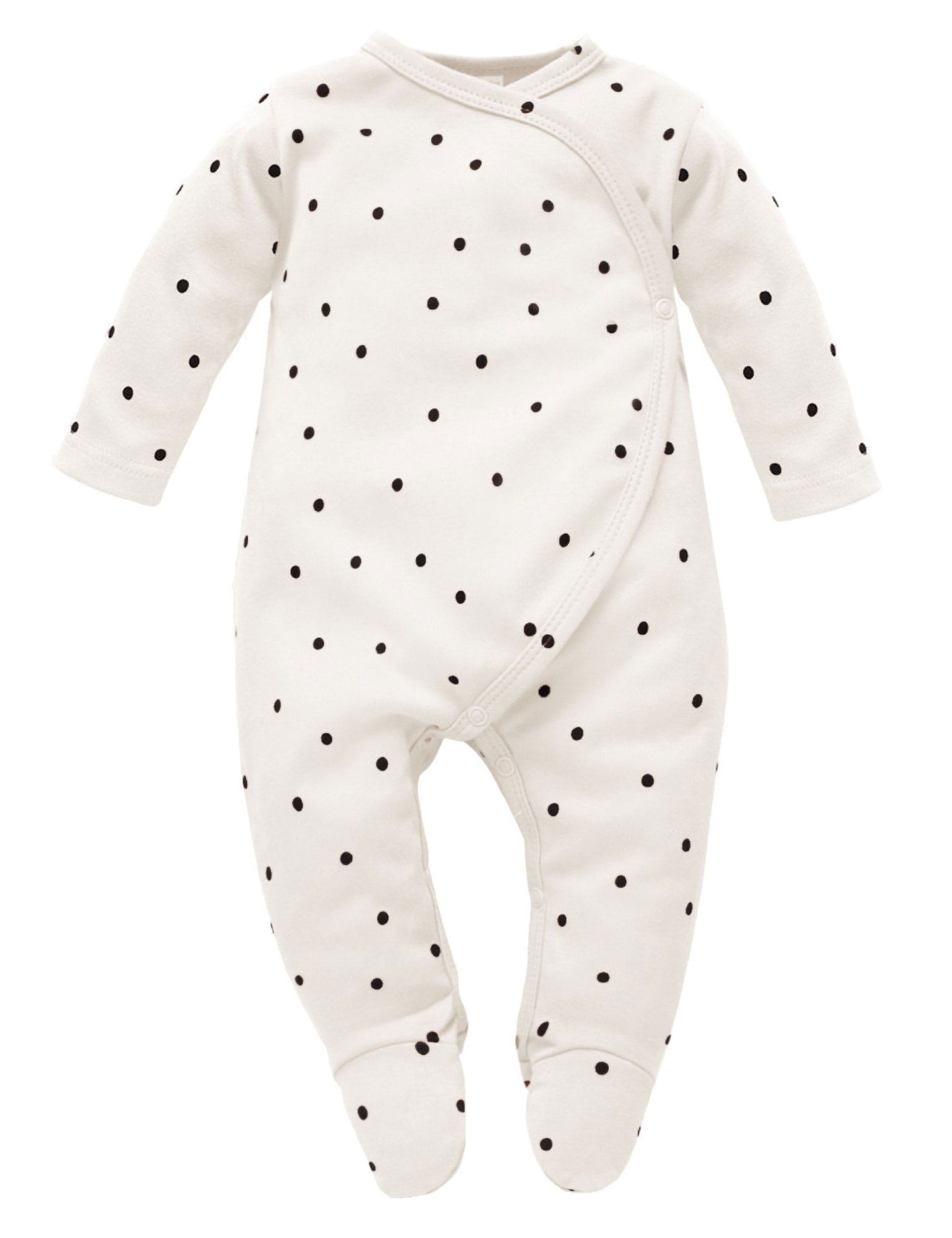 Pinokio Strampler Punkte weiß | Baby-Sweets.de